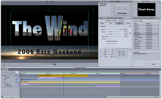Thriller Title Sequence 2010 Group 23: Skills Audit: Final Cut Pro ...